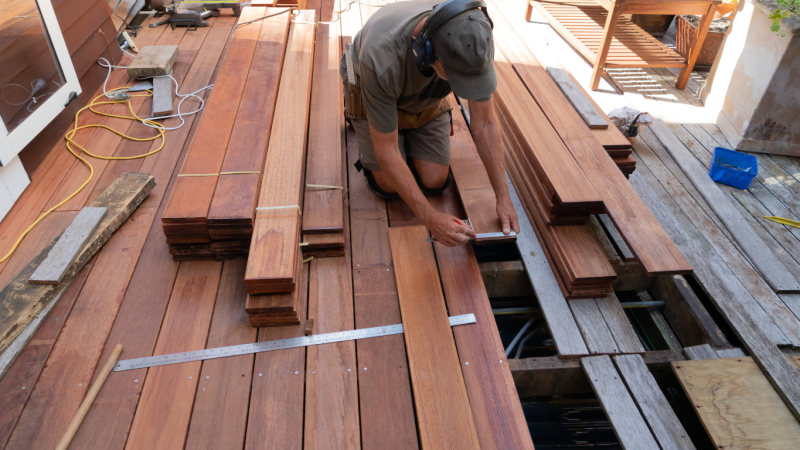 Timber Decking - The Roof Doctor